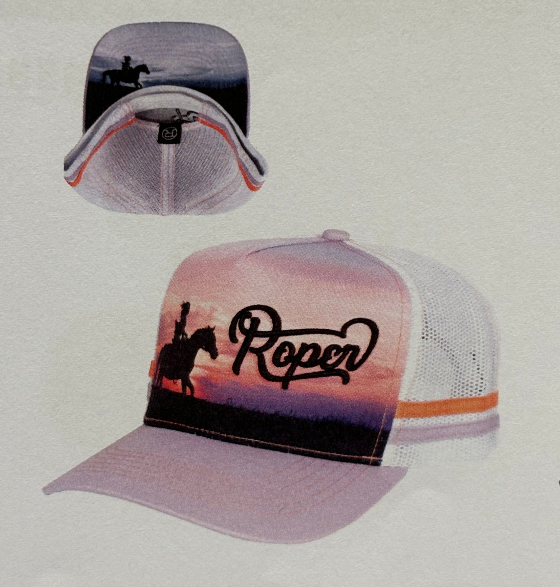 Roper truckers cap western scene RC2408 – Rustic Edge Western Wear and ...