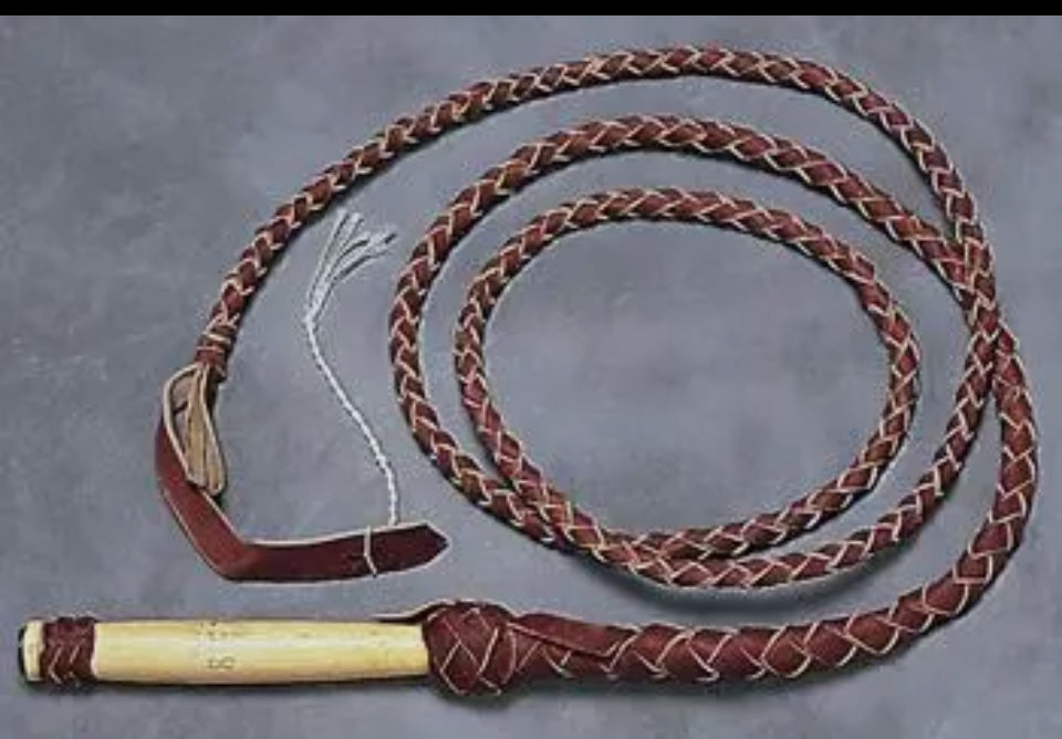 First grade Bull Whip with Wooden handle 8 foot| Rustic Edge Western ...