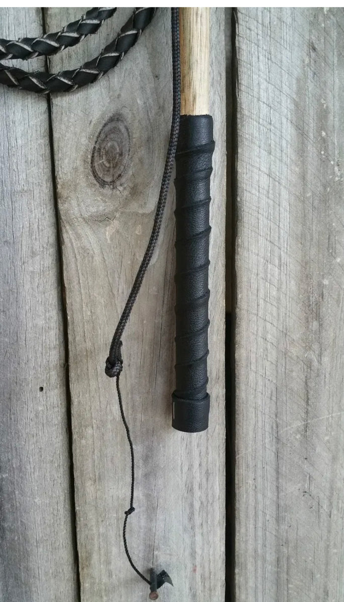 All Australian made 4ft Cow Hide stock whip| Rustic Edge Western Wear ...