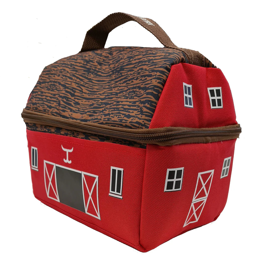 JUST COUNTRY Barn Lunchbox B471 RED| Rustic Edge Western Wear and Gifts