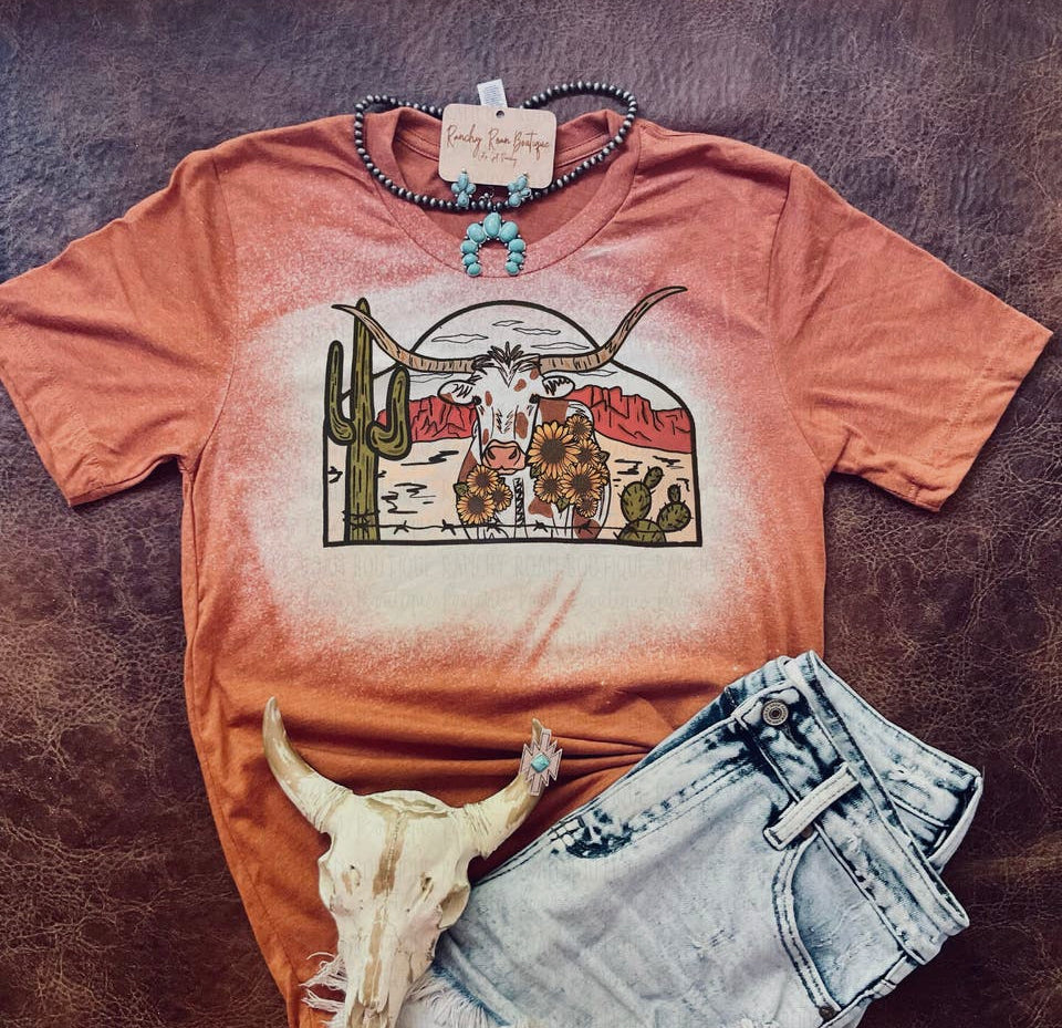 Longhorn graphic tee – Rustic Edge Western Wear and Gifts
