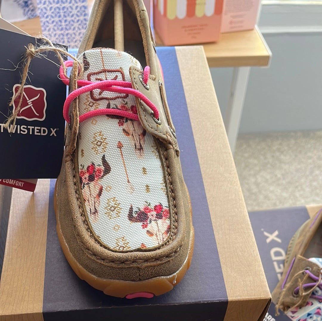 Twisted x moc pale blue pink tcw0029| Rustic Edge Western Wear and Gifts